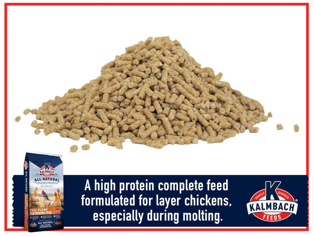 Kalmbach Full Plume Feathering Poultry Feed (Pellet) - Kankakee, IL ...